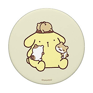 Pompompurin Hugging Hamsters PopSockets PopGrip: Swappable Grip for Phones & Tablets