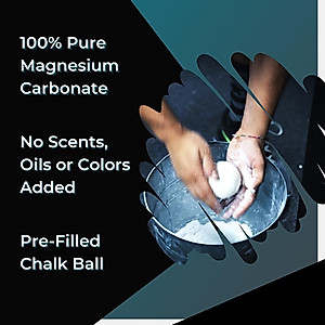 Z Athletic Gym Chalk Ball for Rock Climbing, Gymnastics, and Weightlifting, 2oz Chalk Ball