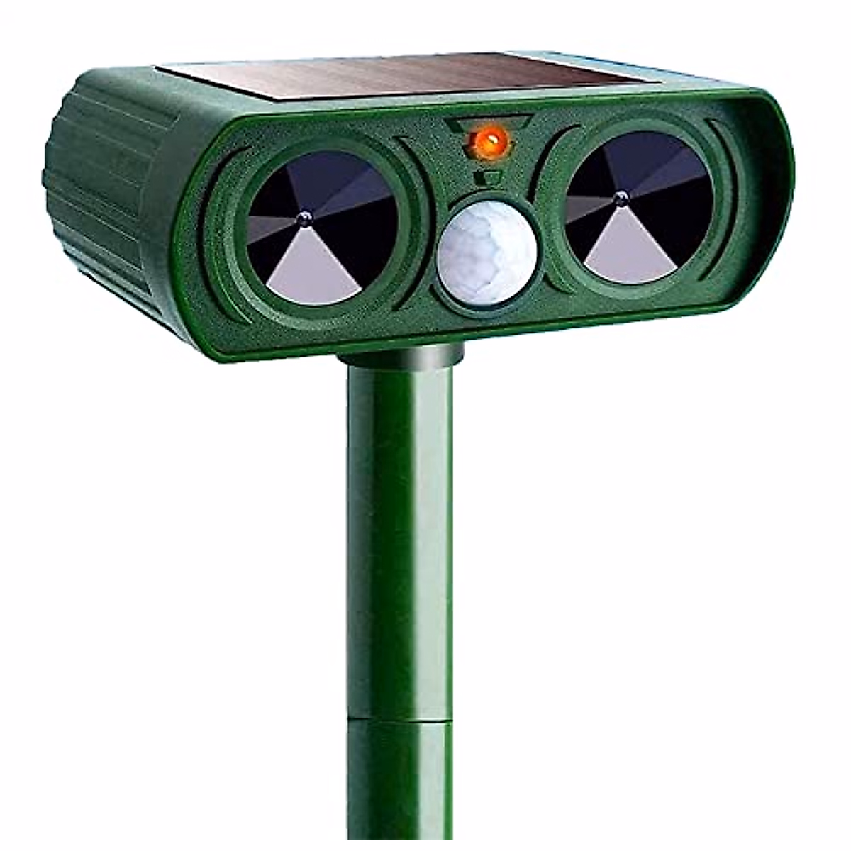 Abilly 2023 Solar Ultrasonic in Repellent Defender Rat, Squirrel, Deer, Raccoon, Skunk, Rabbit, Mole, Dog, Cat, Waterproof with Motion Detector