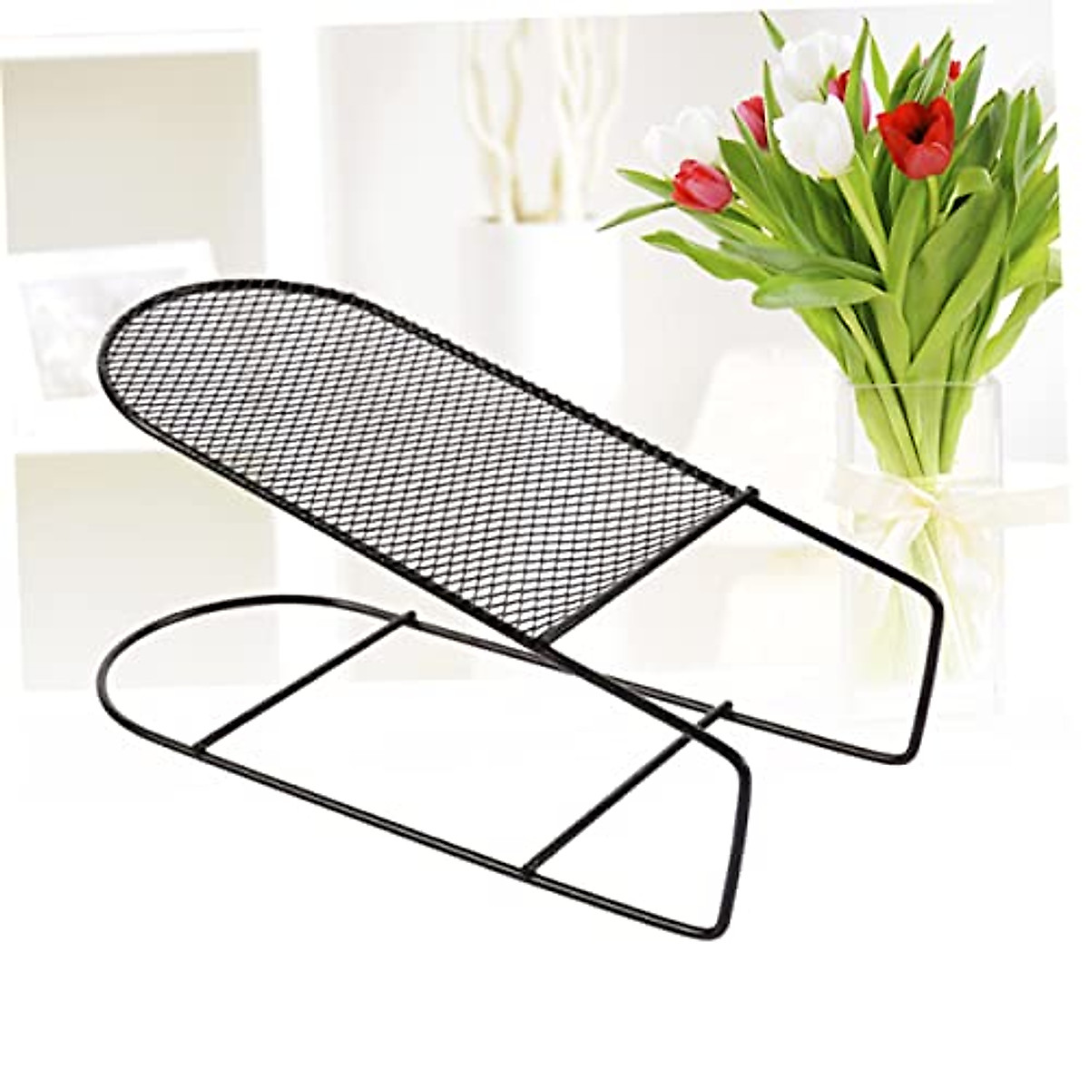 Zerodeko 2pcs with Shoes Creative Shoe Integrated Organizer Adjustable Slots Iron Space Saverblack Double-Layer Rack