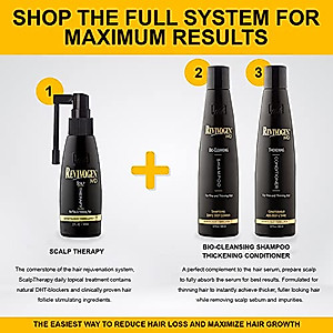 Revivogen MD Bio-Cleansing Shampoo for Thinning Hair, DHT Blocker Shampoo, Hair Loss Shampoo, Shampoo Thinning Hair, Soothes Scalp, Routine Shampoo for Women/Men Hair Loss, Hair Shampoo, 12oz