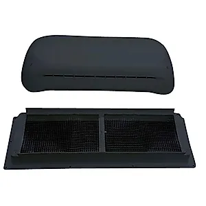DOMETIC 3311236.024 Refrigerator Complete Vent Kit - Black