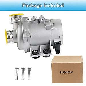 JDMON Compatible with Electric Engine Water Pump BMW Z4 X3 X5 325i 325xi 328i 328xi 525i 525xi 528i 528xi Replace 11517586925,702851208, 11517563183, 11510392553