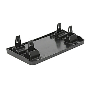 DAT AUTO PARTS Front Bumper License Plate Frame Tag Mounting Bracket Holder Replacement for 2015-2017 Ford F-150 Series Non Turbo Black Textured Plastic FO1068165 FL3Z17A385A