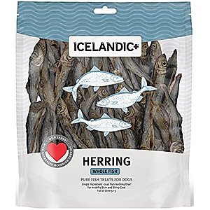 Icelandic+ Plus Herring Whole Fish Dog Treat 9-oz Bag