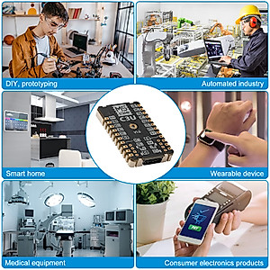 MakerFocus M5Stack M5Stamp C3U Development Kit: 2pcs ESP32-C3 Wi-Fi IoT Development Board Microcontroller for Industrial, Smart Home, wearables, DIY Supports Ar duino ESP32-IDF