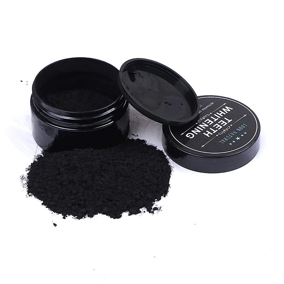 Lumeeno All Natural Organic Activated Charcoal Teeth Whitening for Sensitive Tooth and Gum - Whiten, Clean and Detoxify - Vegan - No Chemicals - Zero Bleach Whitener Enough for 150+ Uses