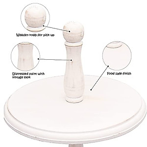 Defined Deco Two Tiered Tray Wooden Tiered Serving Tray Farmhouse Tiered Tray Stand with Tiered Tray Décor Signs for Wedding Decor and Rustic Farmhouse Décor, Set of 3