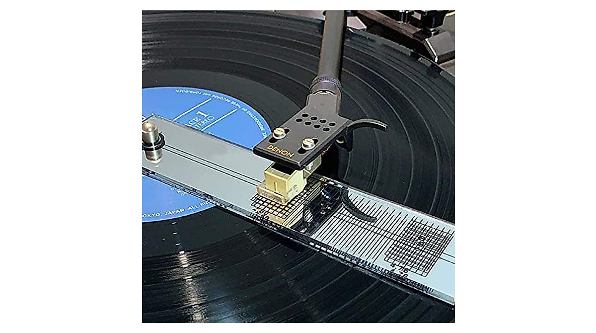 Protractor Tool for Turntable Cartridge Alignment
