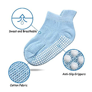 12 Pairs Baby Crawling Anti-Slip Knee Pads Unisex Toddler Knee Protector for Baby Kids