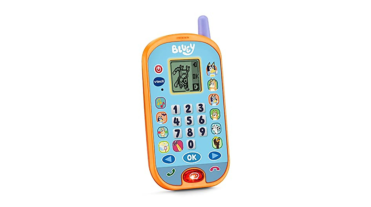 VTech Bluey Ring Ring Phone - Interactive Toy for Kids 3-6