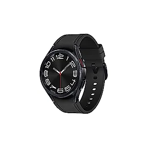 SAMSUNG Galaxy Watch 6 Classic 43mm Bluetooth Smartwatch w/ Rotating Bezel, Fitness Tracker, Personalized HR Zones, Advanced Sleep Coaching, Heart Monitor, BIA Sensor, US Version, Black