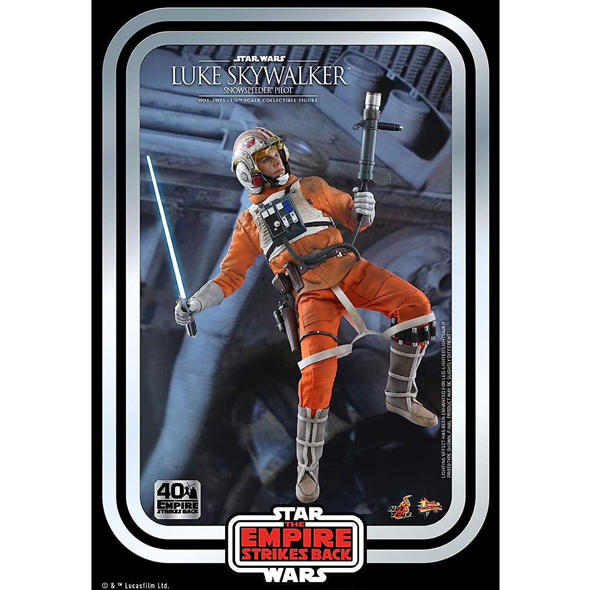 Hot Toys Star Wars The Empire Strikes Back 11 Inch Action Figure 1/6 Scale - Luke Skywalker Snowspeeder Pilot 906711