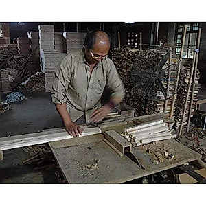 Oriental Furniture 18" Dark Blue Carved Flowers Porcelain Garden Stool