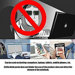 Anoys Webcam Cover 8 Pack, Ultra-Thin Camera Cover Privacy Protector, Cover Slide for Laptop/Mac/MacBook Air/iPad/iMac/PC/Cell Phone, Webcam Covers Laptop Accessories - Marble Texture