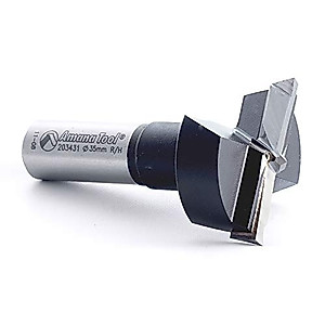 Amana Tool - 203431 Carbide Tipped Hinge Boring Bit R/H 35mm Dia x 60mm Long x 1/2" Sh