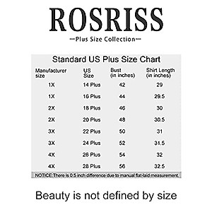 ROSRISS Plus-Size Sweatshirts for Women XL Long Sleeve Oversized Tops Crewneck Tunics 16W C-pink