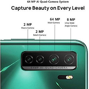 HUAWEI P40 Lite 5G Dual-SIM 128GB ROM + 6GB RAM (GSM Only | No CDMA) Factory Unlocked Android Smartphone (Crush Green) - International Version