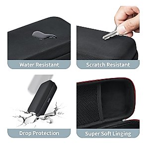 HESPLUS Hard Travel Case for Waterpik Cordless Advanced Water Flosser Professional Water Flosser Nano Sonic Toothbrush WP-560 WP-562 WP-563 WP-567 WP-569 WP-450 WP-440 WP-565W/WP-565C