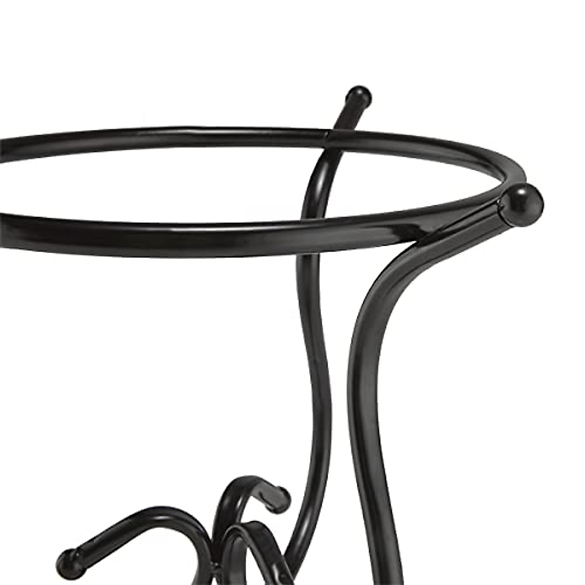 Alpine Corporation 9" Tall Indoor/Outdoor Metal Gazing Globe Display Stand