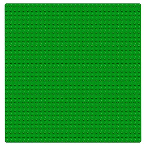 LEGO Classic Green Baseplate 2304 Supplement for Building, Playing, and Displaying Creations, 10in x 10in, Large Building Base Accessory for Kids and Adults (1 Piece)