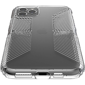 Speck Products Presidio Perfect-Clear with Grip iPhone 11 PRO Max Case, Clear/Clear (136509-5085)
