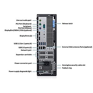 Dell OptiPlex 7070 SFF Desktop Computer PC, Intel 8 Core i7-9700 3.0GHz up to 4.70GHz,32GB DDR4 Ram New 1TB NVMe M.2 SSD,AX210 Built-in WiFi 6E,Windows 11 Pro, Wireless Keyboard & Mouse(Renewed)