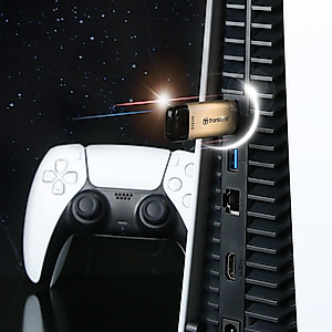 Transcend 256GB JetFlash 930C USB 3.2 Gen 1 Flash Drive TS256GJF930C, Golden hue