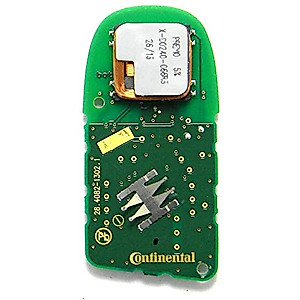 OEM Electronic 5-Button Smart Key Fob Remote Compatible With 2015-2017 Chrysler 200 (FCC ID: M3M-40821302, P/N: 68155687)