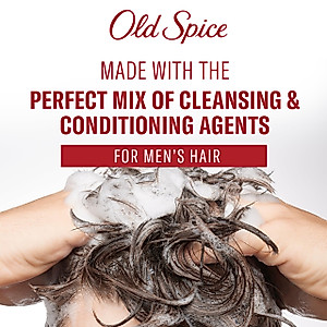 Old Spice Swagger 2-in-1 Shampoo and Conditioner Set for Men, Cedarwood Lime Scent, Get Up To 80% Fuller-Looking Hair, Barbershop Quality, 29.2 Fl Oz Each, 2 Pack