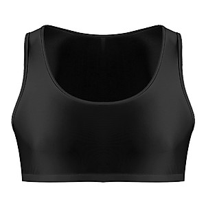iiniim Mens Cool Dry Compression Sleeveless Tank Top Swim Running Basketball Workout Base Layer Shirt Black D Large