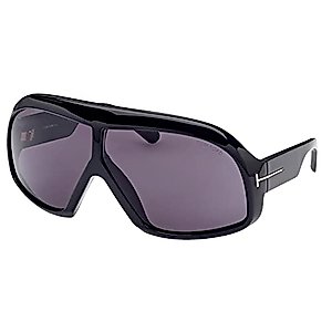 Tom Ford CASSIUS-02 FT 0965 Shiny Black/Grey 78/4/125 unisex Sunglasses