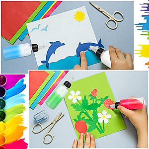 Gandeer 96 Pieces 2 oz Clear Dispensing Bottles Plastic Bottles with Twist Caps Twist Top Bottles Boston Round Bottles for Liquids Oils Inks Crafts Condiments(2 oz, 4.76 x 1.38 Inch)