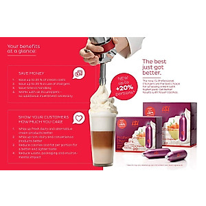 iSi North America iSi Professional Charger, 8.4 Gram Nitrous Cream Propellant, 24 Pack