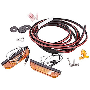 Bushwacker 2-Wire LED Marker Light Kit for Flat Style Fender Flares | PK1-LT1-0001 | 1999-2022 Universal