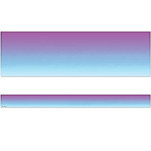 Teacher Created Resources Purple and Blue Color Wash Straight Border Trim