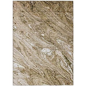 Addison Rugs Chantille ACN640 Brown 9' x 12' Indoor Outdoor Area Rug, Easy Clean, Machine Washable, Non Shedding, Bedroom, Living Room, Dining Room, Kitchen, Patio Rug