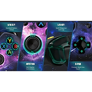 Jalop Xbox One Controller Wireless, Compatible with Xbox One, Xbox Series S, Xbox Series X, Xbox One Elite, Xbox One S, Xbox One X Windows 11/10/8/7, Custom Starry Sky Design with 3.5mm Audio Jack.