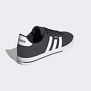 adidas Men's Daily 3.0 Skate Shoe, Core Black/Cloud White/Core Black, 8