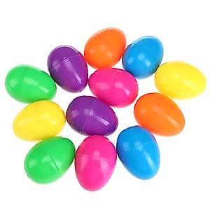BILLMOSS Easter Eggs with Finger Puppets - 12 Packs Easter Basket Stuffers Party Favors for Kids Easter Eggs Hunt (Not Pre-Filled)