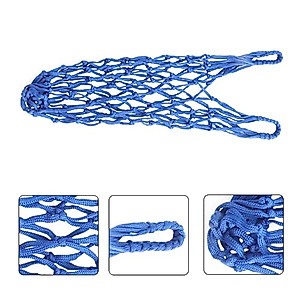 iplusmile 2 pcs Treat Coop Mesh Fruit Horses& Large Gooseblue for Feeder Practical Full Waste Nets Chicken Farm Bag- Hay Rope Net- Vegetable Holder Net Simulates Tote Goat Poultry Small