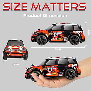 Fast Tiny Remote Control Racing Car Model, Good Looking,Quick Getting Around Super Well Made Nicely Printed and Durable for Kids(Racing)