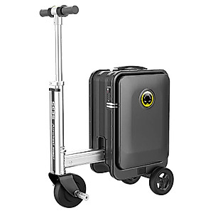 Airwheel SE3S Smart Rideable Suitcase Electric Luggage Scooter For Travel (black)