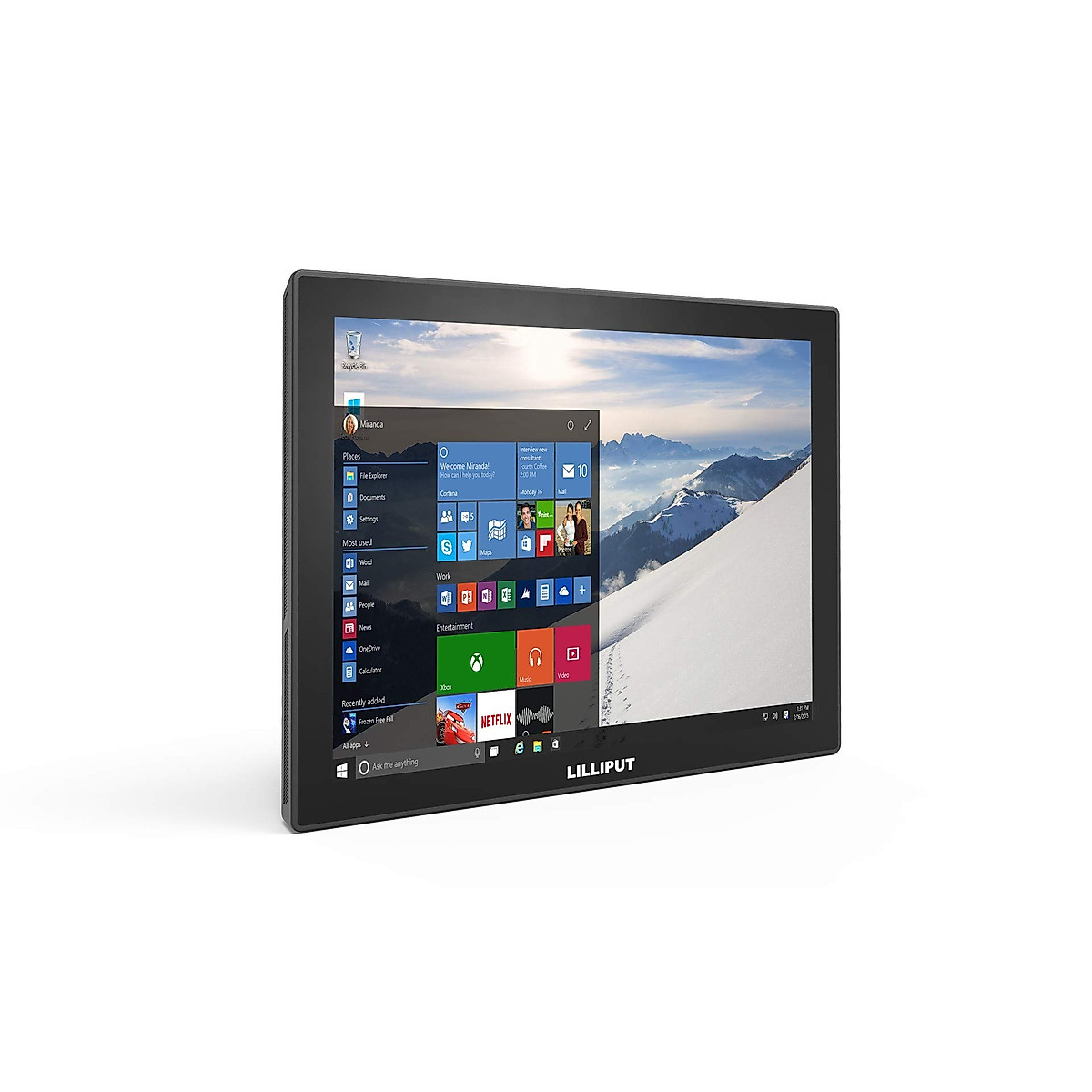 LILLIPUT 12.1" FA1210/C Industrial Panel 4:3 1024×768 Native 800 cd/m² 900:1 Contrast, 170° 4K HDMI, VGA & A/V inputs Supports 4K HDMI