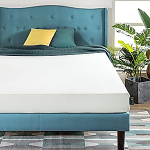 Zinus 8 Inch Cloud Memory Foam Mattress, Twin & 6 Inch Green Tea Memory Foam Mattress/CertiPUR-US Certified/Bed-in-a-Box/Pressure Relieving, Twin, White