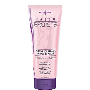 Fresh Body FB Male Female Bundle: Fresh Balls 3.4 oz, Soothing Anti-Chafing Cream for Men, and Fresh Breasts Anti-Chafing Soothing Lotion for Women, 3.4 Ounce