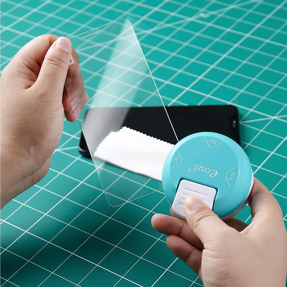 Ecraft Paper Corner Rounder Punch: 3 in 1 (R4mm R7mm R10mm) Corner Rounder Cutter for Paper, Laminate, Photo,DIY Projects, Card Making and Scrapbooking