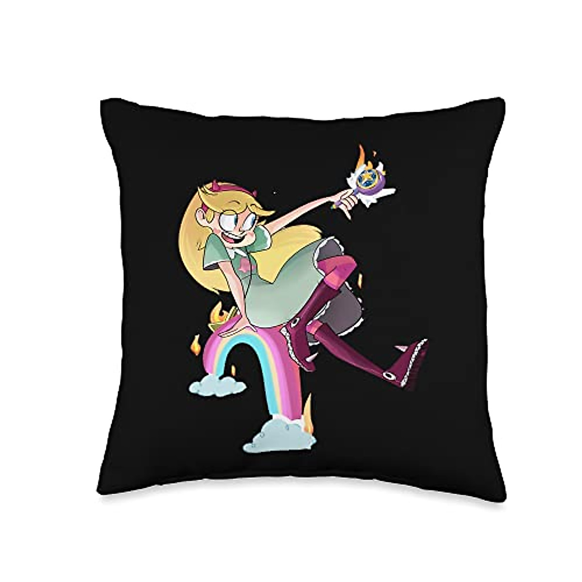 Star vs. the forces of evil Star Butterfly vs. The Forces of Evil Throw Pillow, 16x16, Multicolor