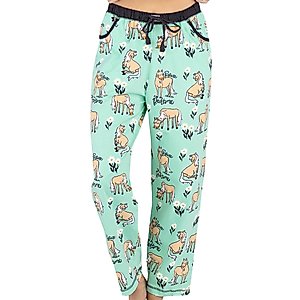 Lazy One Pajamas for Women, Cute Pajama Pants and Top Separates, Pasture Bedtime, Horse, Animal