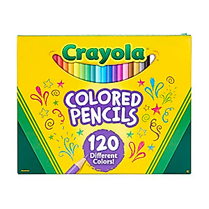 Crayola Colored Pencils Set (120ct), Bulk, Great for Adult Coloring Books, Gifts for Kids & Adults